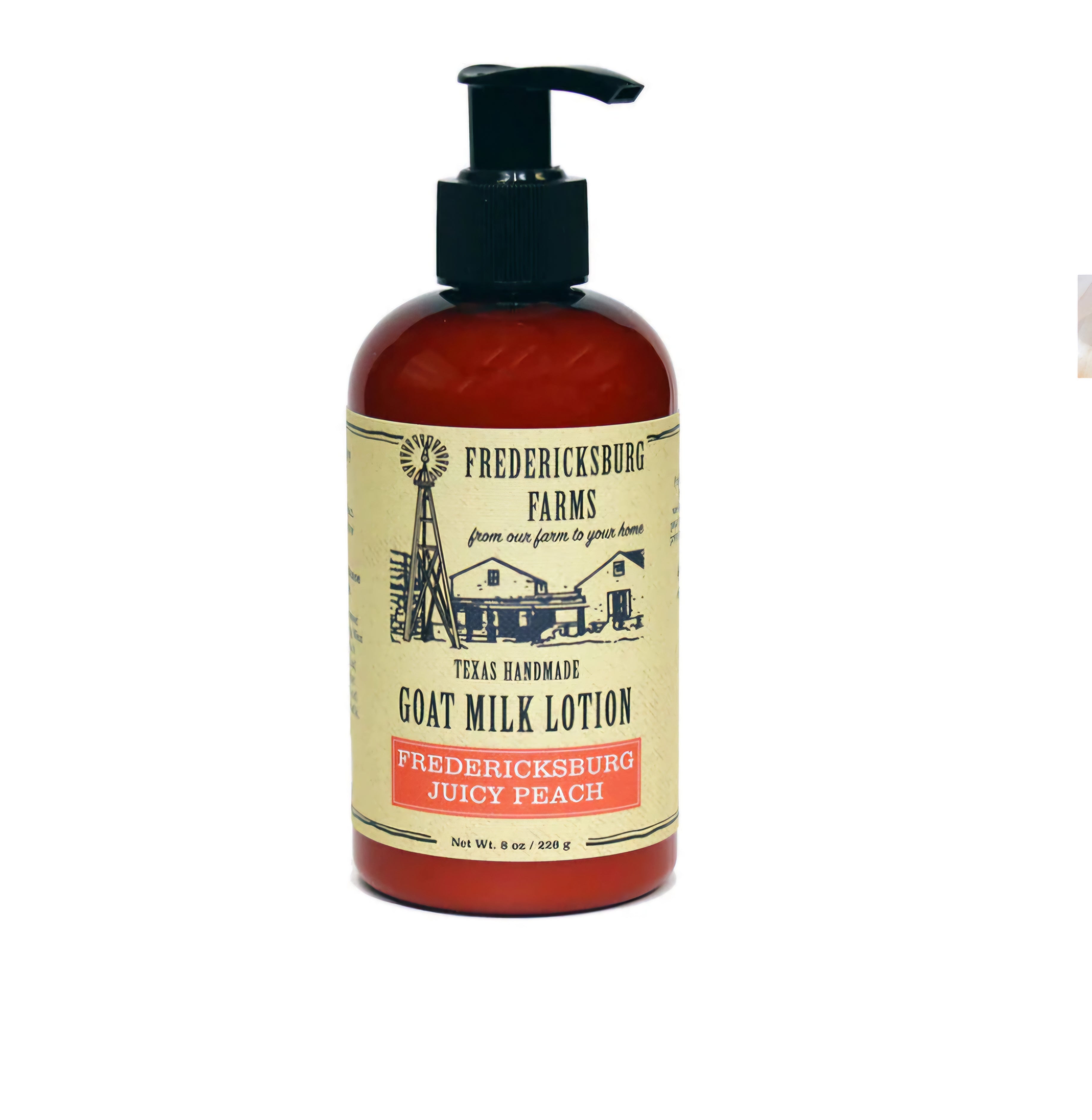Fredericksburg Farms - Juicy Peach Goat Milk Lotion – Texan Temptations