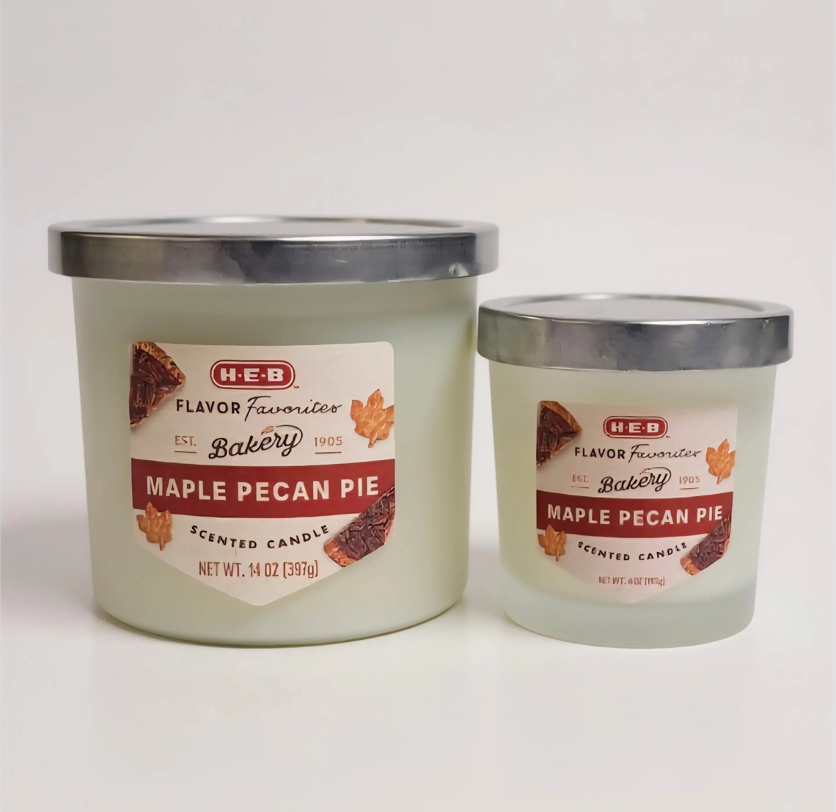 H-E-B Flavor Favorites - Maple Pecan Pie Candle - Texan Temptations