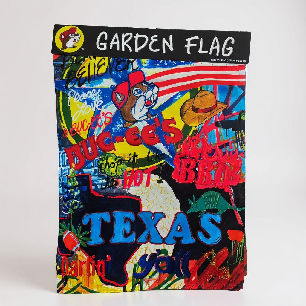 Buc-ee's Garden Flag – Texan Temptations