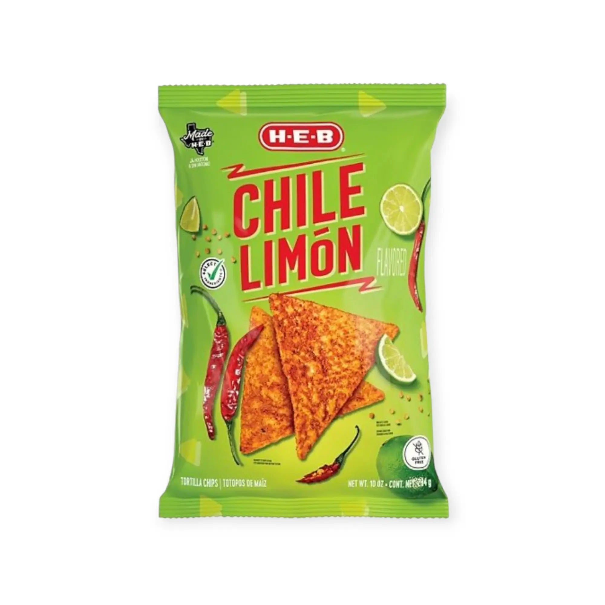 H-E-B Chile Limon Tortilla Chips - Texan Temptations