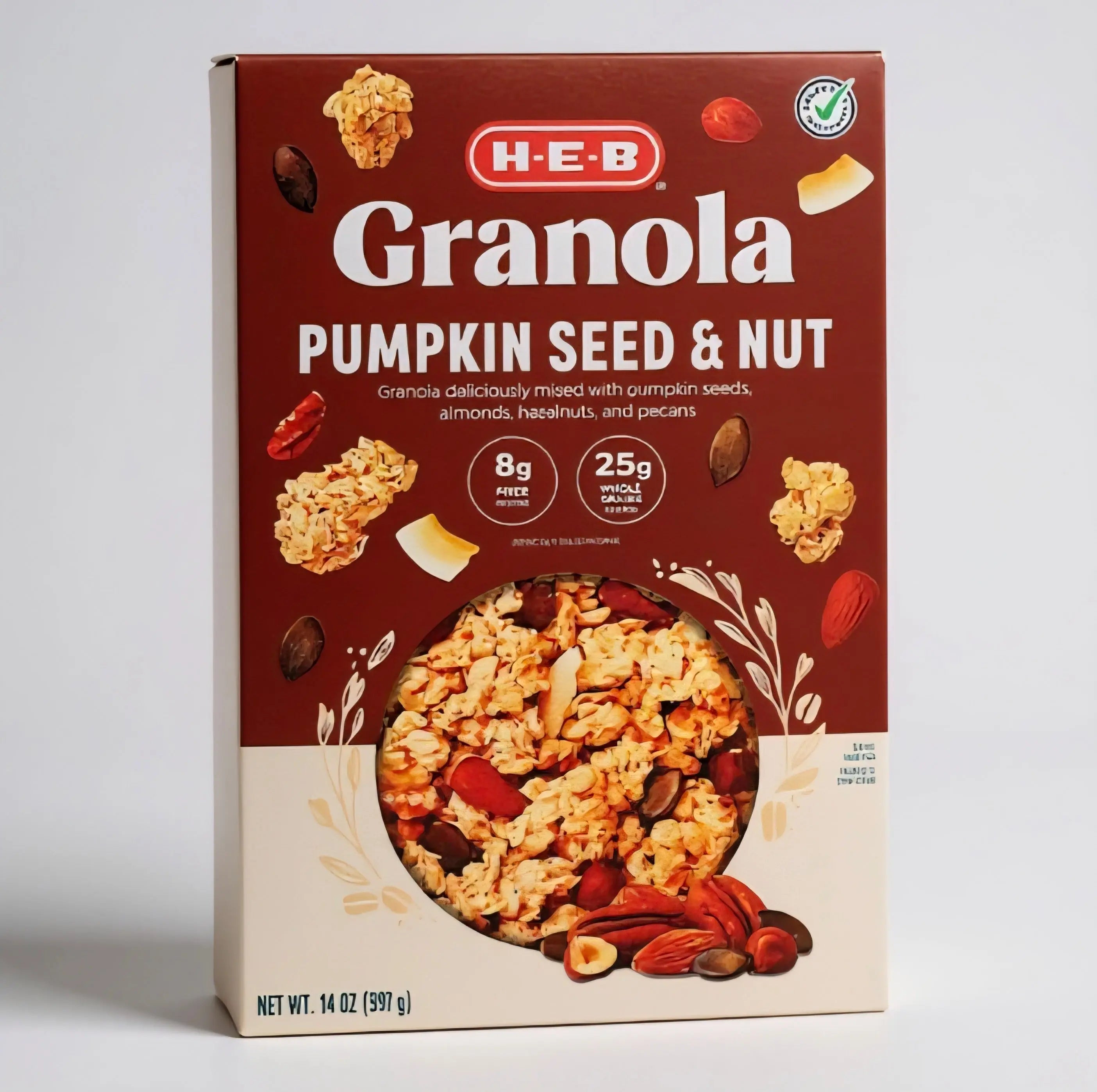 H-E-B Pumpkin Seed & Nut Granola Cereal - Texan Temptations